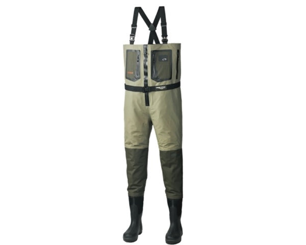 Aquaz™ DRYZIP Chest Bootfoot Wader - Rubber Sole – Dream Drift Flies